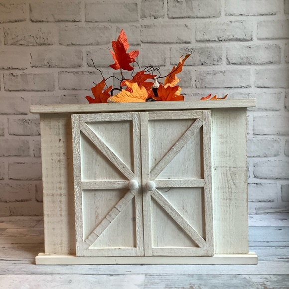 Accents | Antique White Wood Barn Door Photo Frame | Poshmark